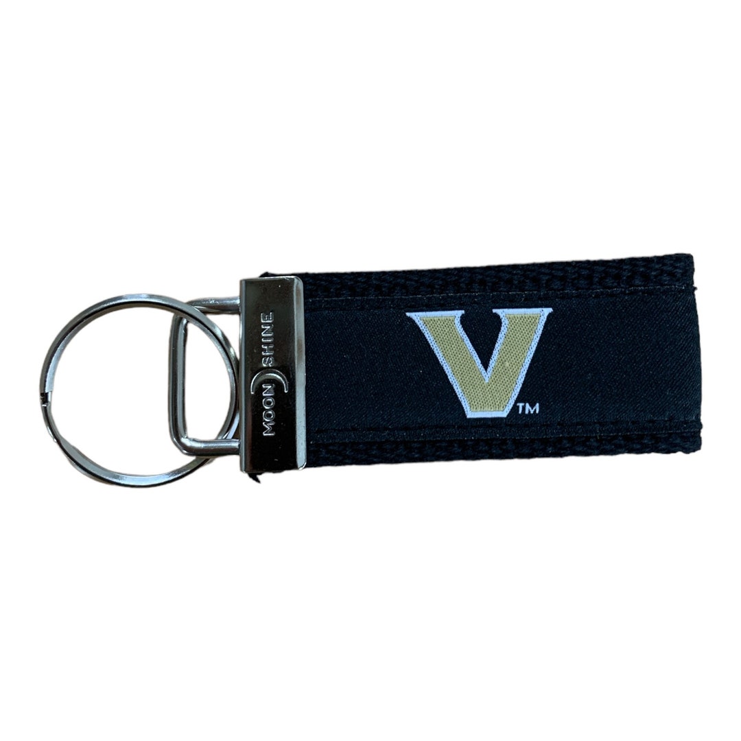 Vanderbilt University Licensed Web Key Chain - Etsy