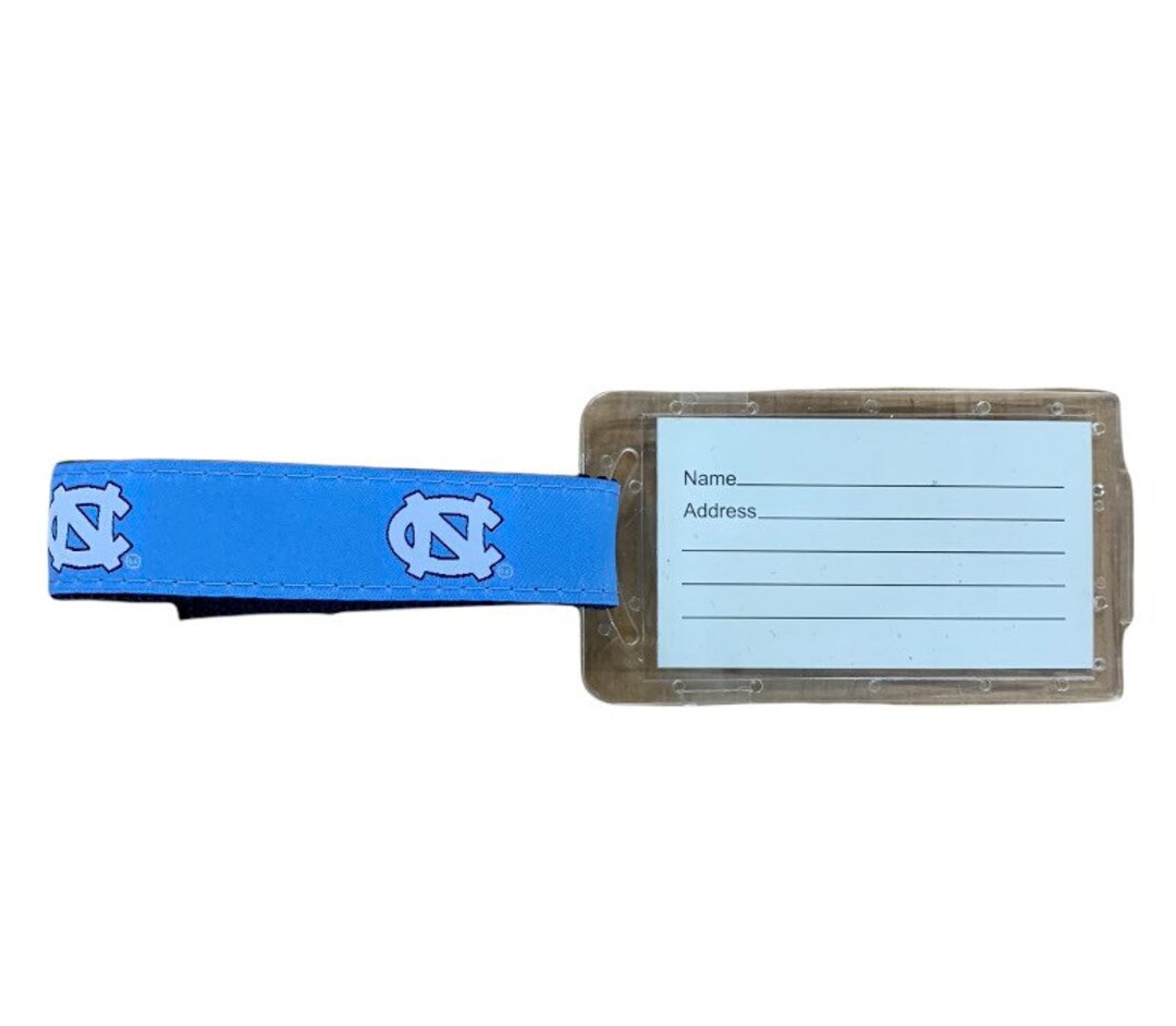 University of North Carolina UNC Luggage Tag - Etsy