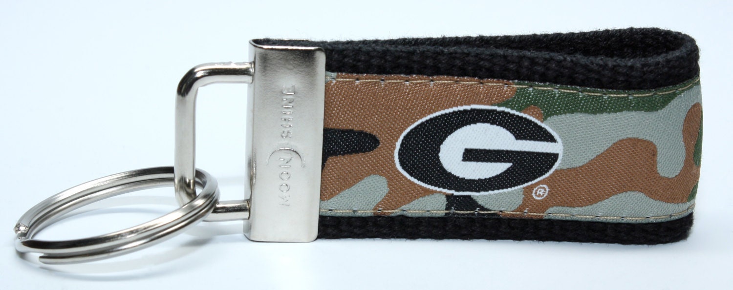 University of Georgia Bulldogs Web Key Chains | Etsy