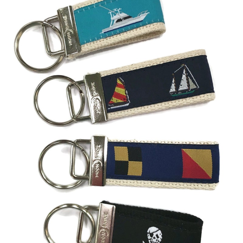 Leather Pirate Key Chain - Etsy