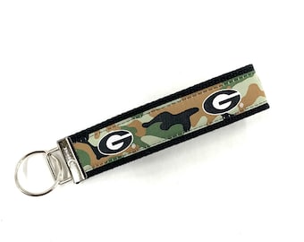 University of Georgia Bulldogs Wrislet Keychain - Etsy