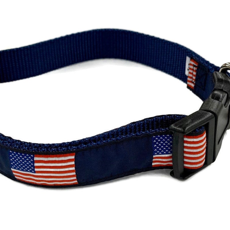 Us Flag Dog Collars - Etsy