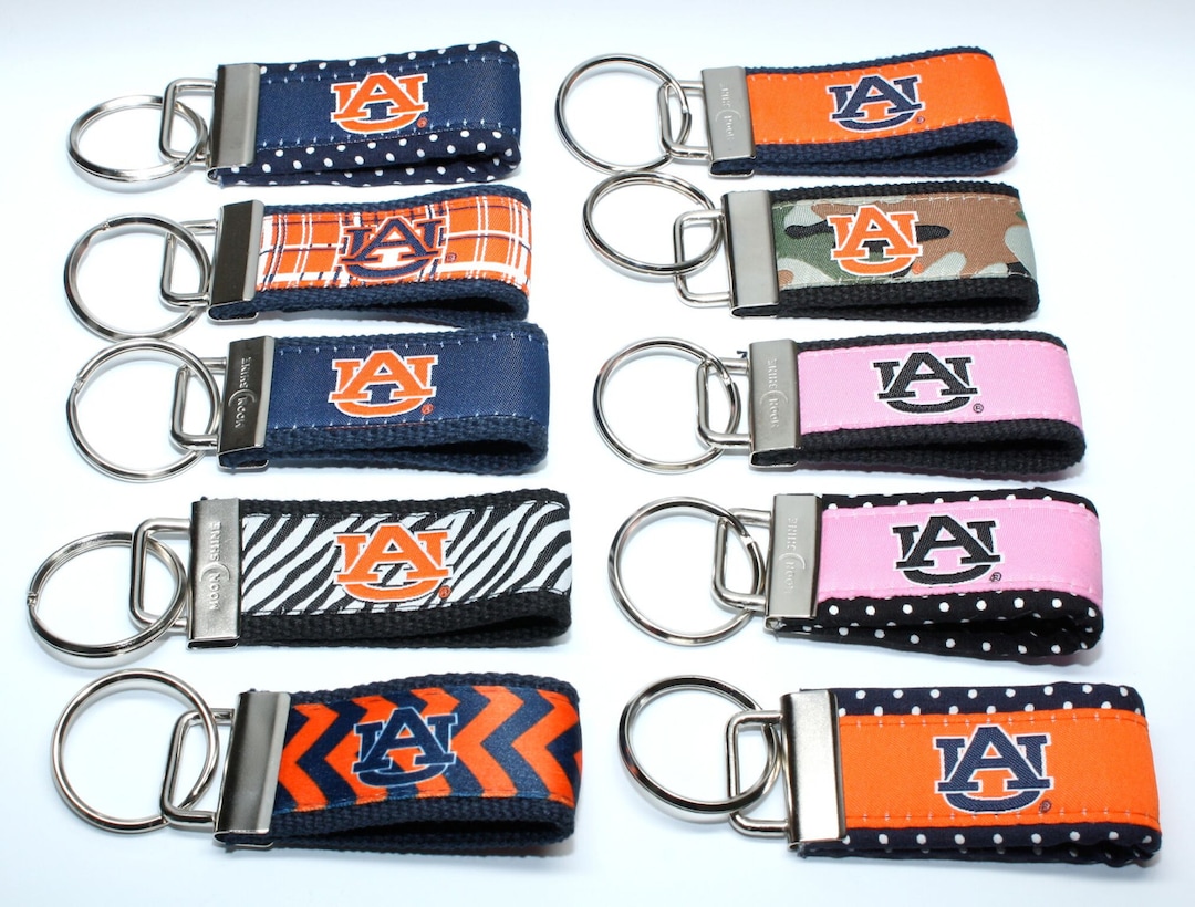 Auburn University Web Keychain Fob. Licensed Auburn Key Chain - Etsy