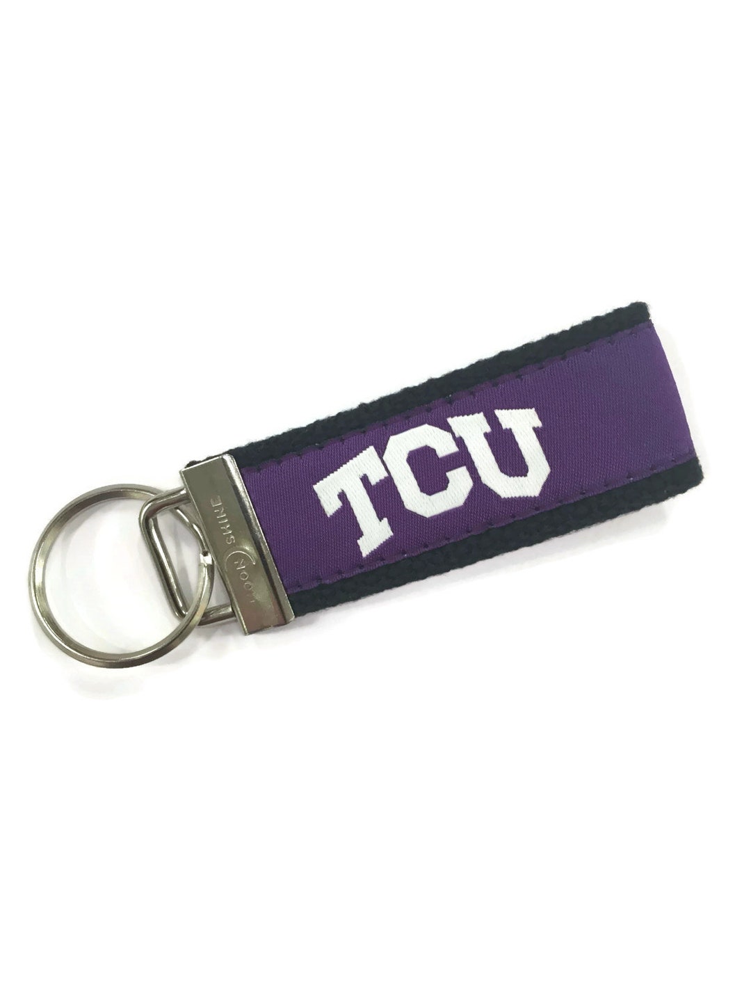 Texas Christian University TCU Web Key Chain - Etsy