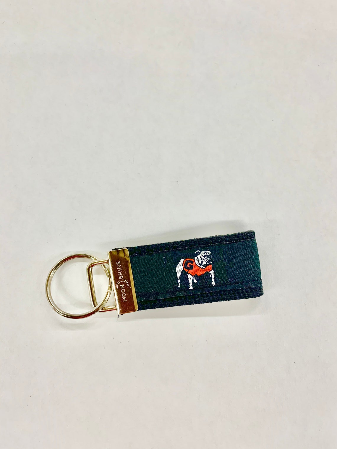 UGA Georgia Stripe or Bulldog Key Chain - Etsy