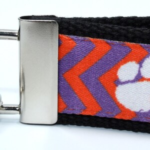Clemson University Tiger Paw Web Key Chain - Etsy
