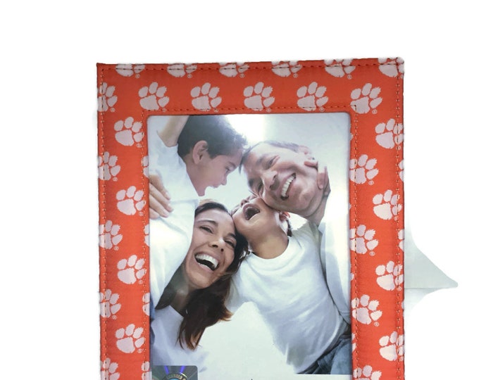 Clemson Tiger Paw Picture Frame - Etsy
