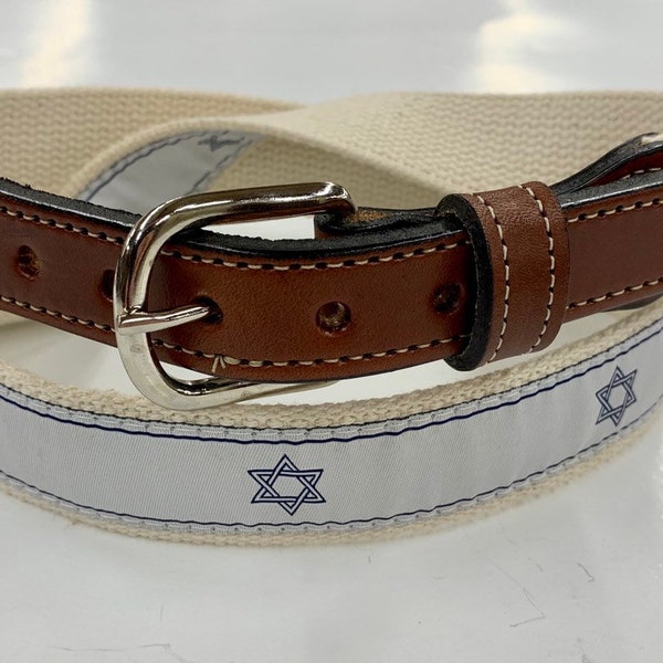 Israel Flag Belt - Etsy