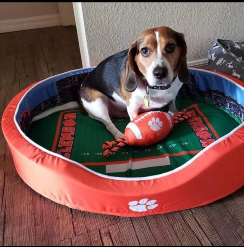 Virginia Tech Stadium Dog Bed - Etsy