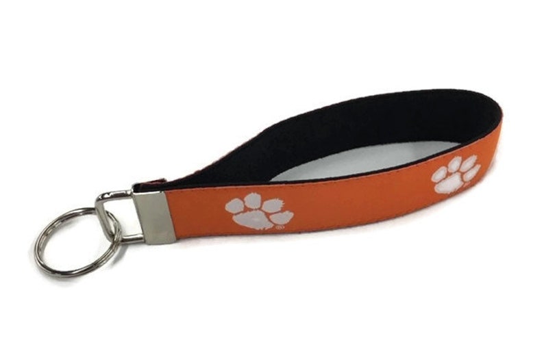 Clemson University Wrislet Long Keychain - Etsy
