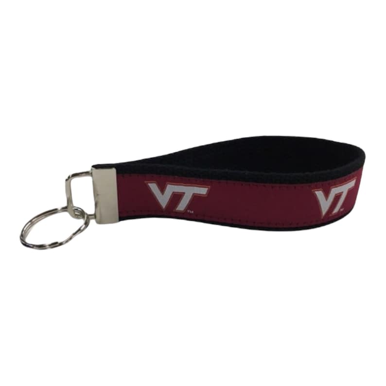 University of Virginia Tech VT Licensed Loop Web Key Fob Chain | Etsy