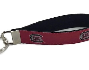 South Carolina University USC Web Key Chains | Etsy