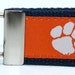 Clemson University Tiger Paw Web Key Chains - Etsy