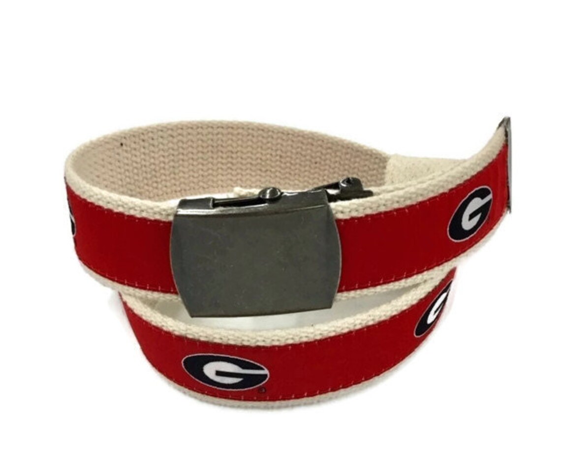 University of Georgia UGA ribbon belt. One Size Fits All. A | Etsy
