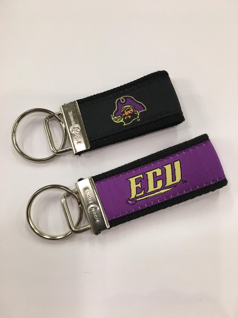 ECU East Carolina University Licensed Web Key Chain - Etsy