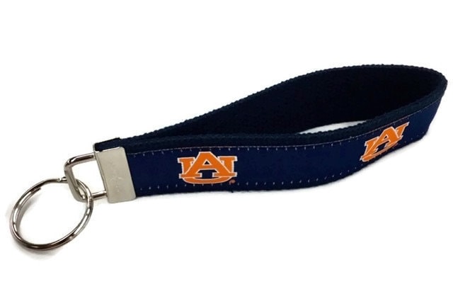 Auburn University Wrislet Keychain Fob. Licensed Auburn Key - Etsy ...