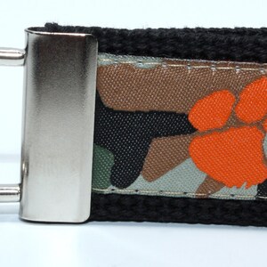 Clemson University Tiger Paw Web Key Chain - Etsy