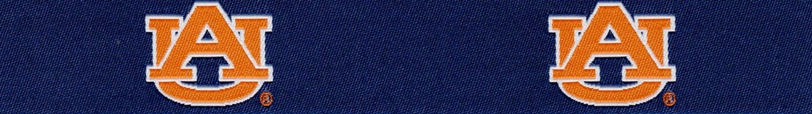 Auburn University Wrislet keychain with polka dot web. | Etsy