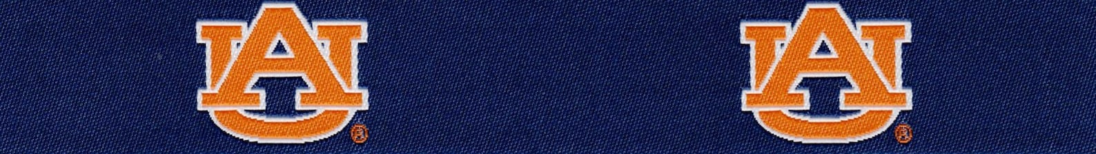 Auburn University Wrislet keychain with polka dot web. | Etsy