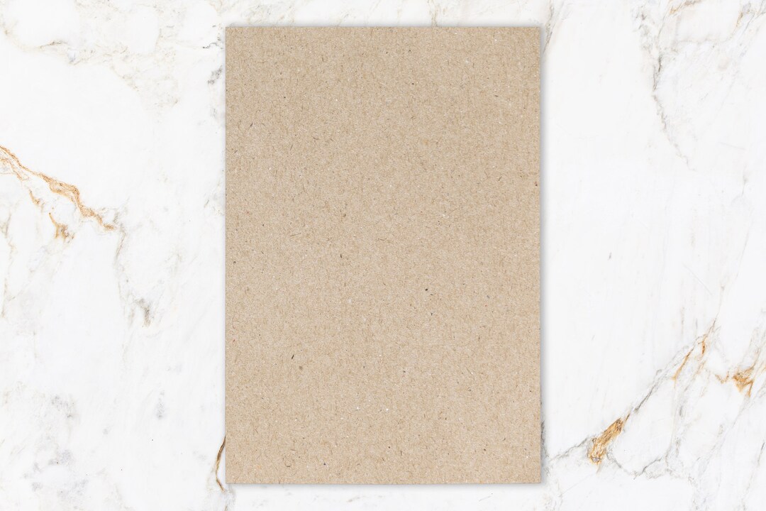 Tarjetas de papel kraft A5, 10 piezas | Tarjetas insertables ...