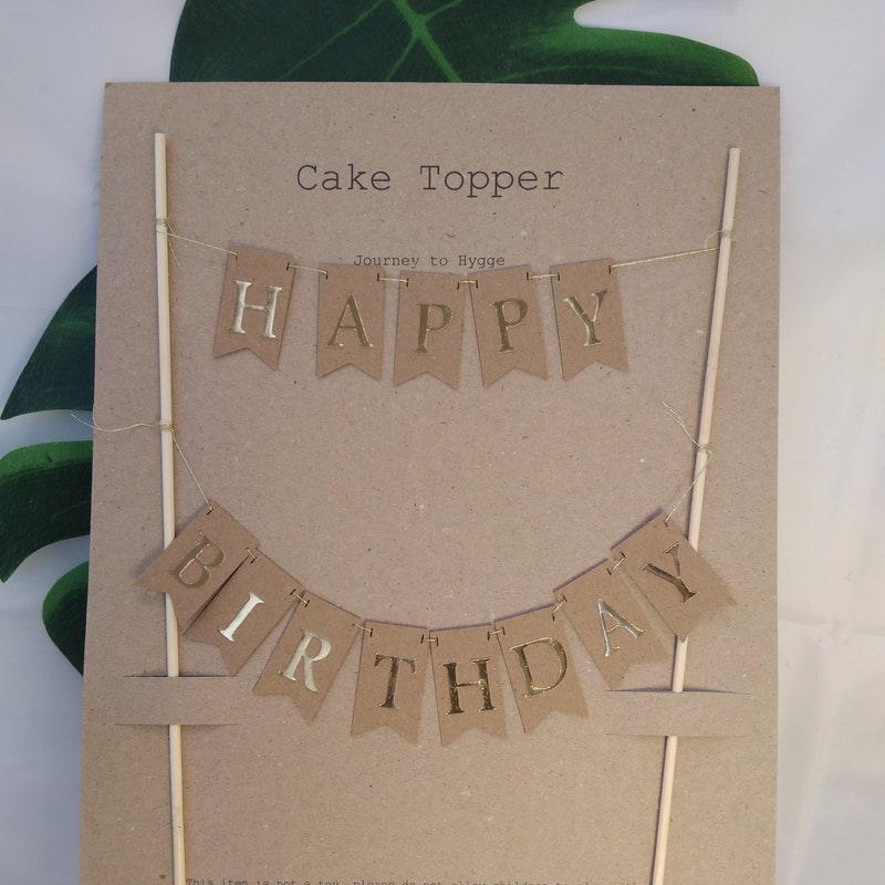 Banner Cake Topper - Etsy