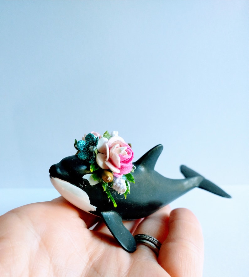 Schleich Baby Orca Cake Topper by Journey to Hygge Add Your - Etsy