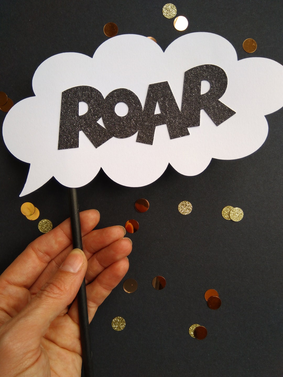 Roar Cake Topper, Animal Themed Party, Dinosaur Cake Topper, Roar ...