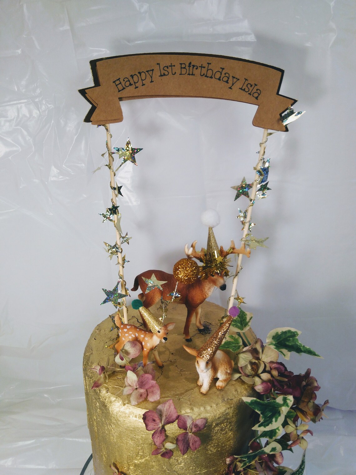 Star Banner Cake Topper Banner for Cake Topper Animals Cake | Etsy UK