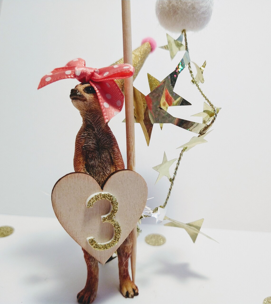 Meerkat Cake Topper Animal, Birthday Cake, Jungle/safari Party, Cake ...