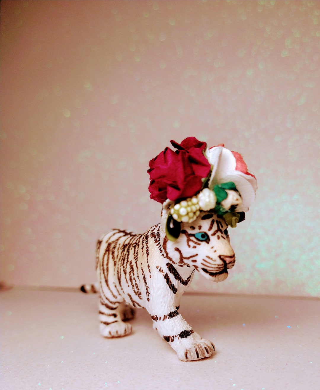 White Snow Cub Cake Topper, Personalized Mini Flag, Add Your ...