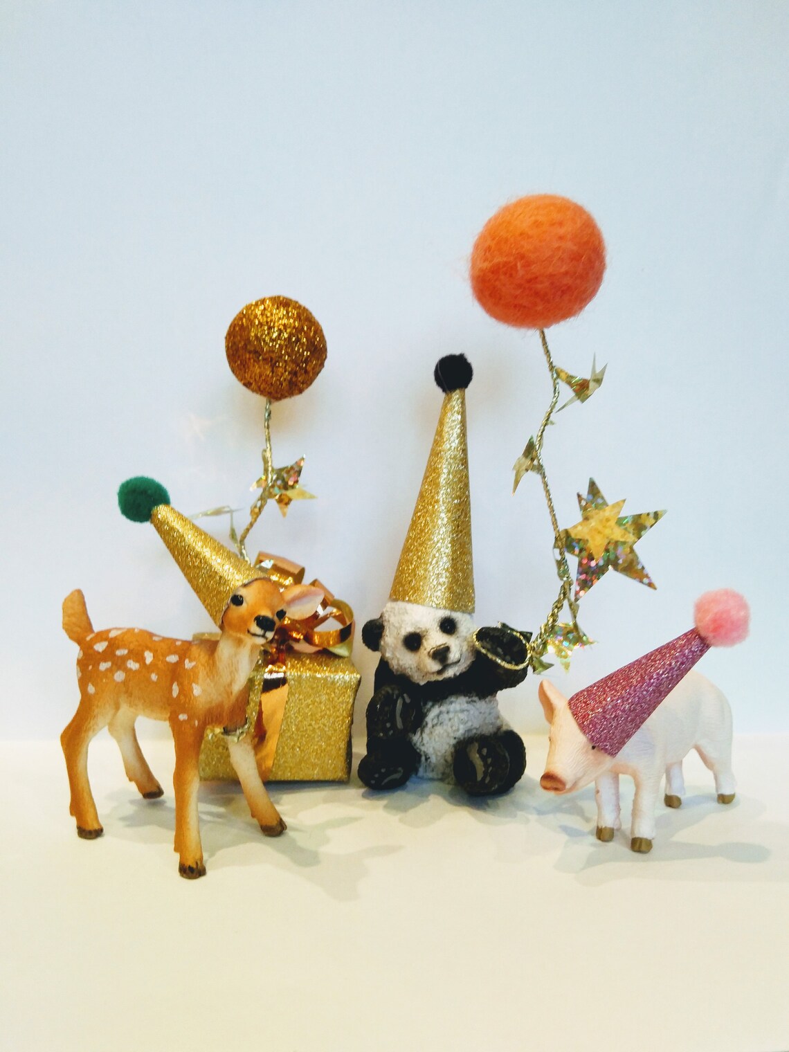 Schleich panda cub cake topper animal cake topper birthday | Etsy