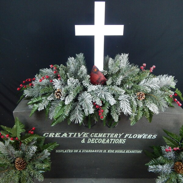Cardinal Headstone - Etsy