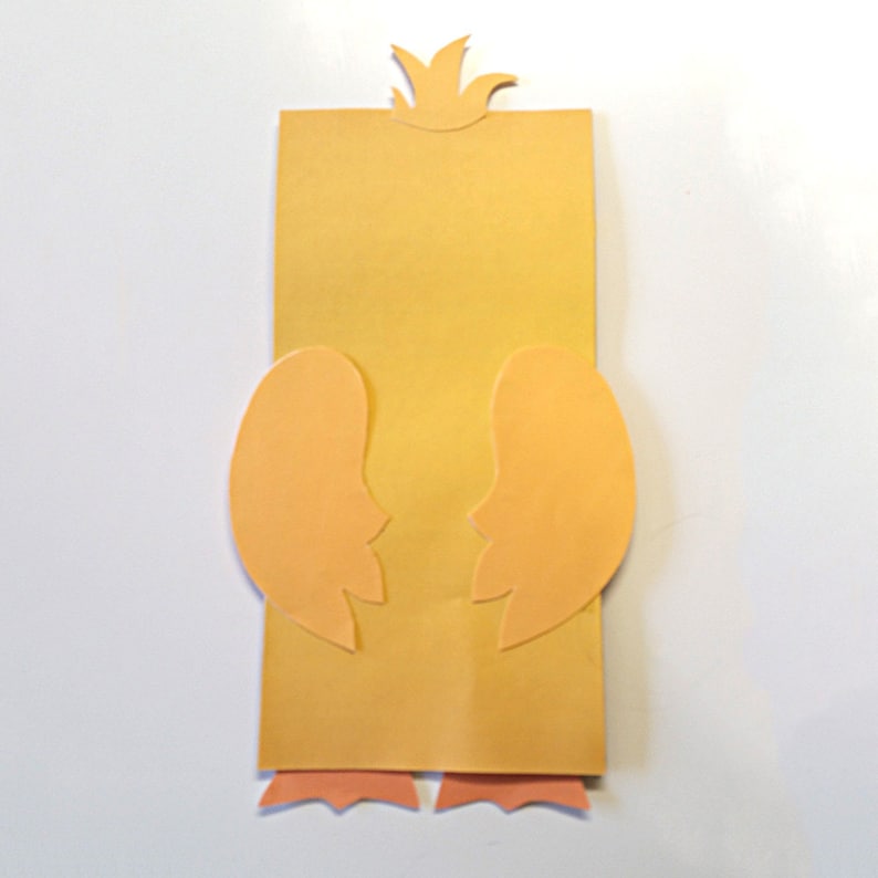 Duck Paper Bag Puppet FULL COLOR Downloadable PDF - Etsy