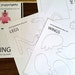 Flamingo Paper Bag Puppet - Black & White for Coloring - Downloadable ...