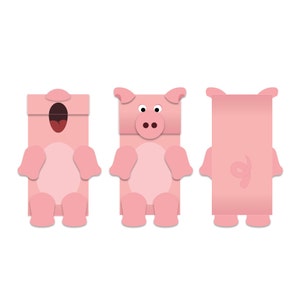 Pig Paper Bag Puppet - FULL COLOR - Downloadable PDF Kid's Craft - Etsy