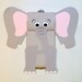 Elephant Paper Bag Puppet BLANK Coloring Version Downloadable PDF Kid's ...