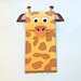 Giraffe Paper Bag Puppet - Downloadable PDF Kid's Craft - Etsy