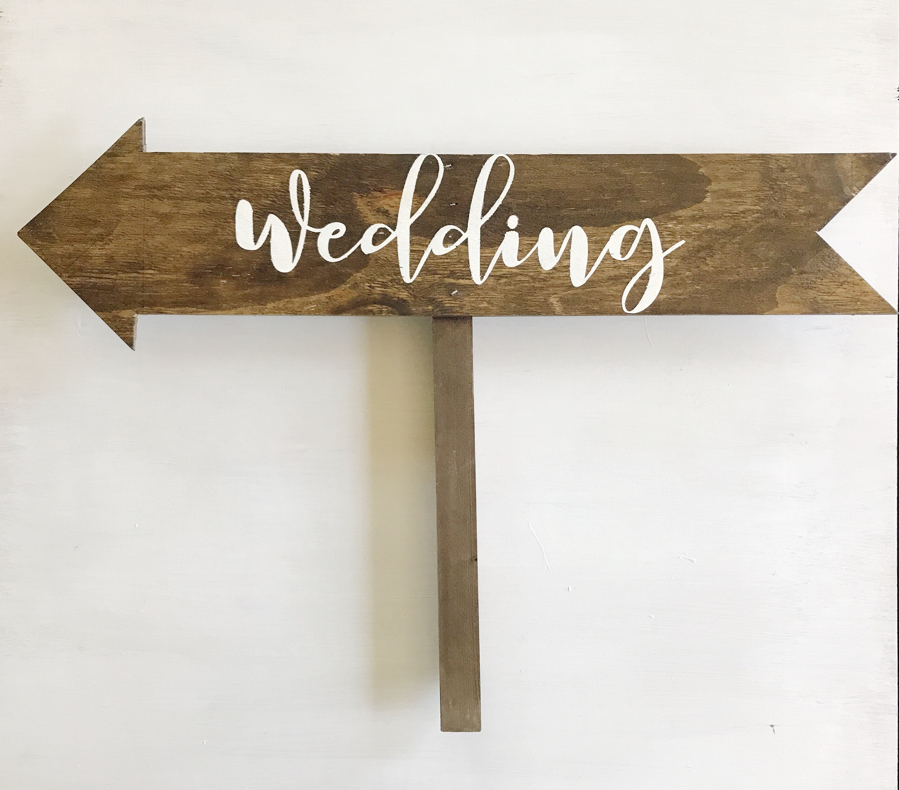 Wedding Arrow Sign Directional Arrow Sign Event Handmade - Etsy