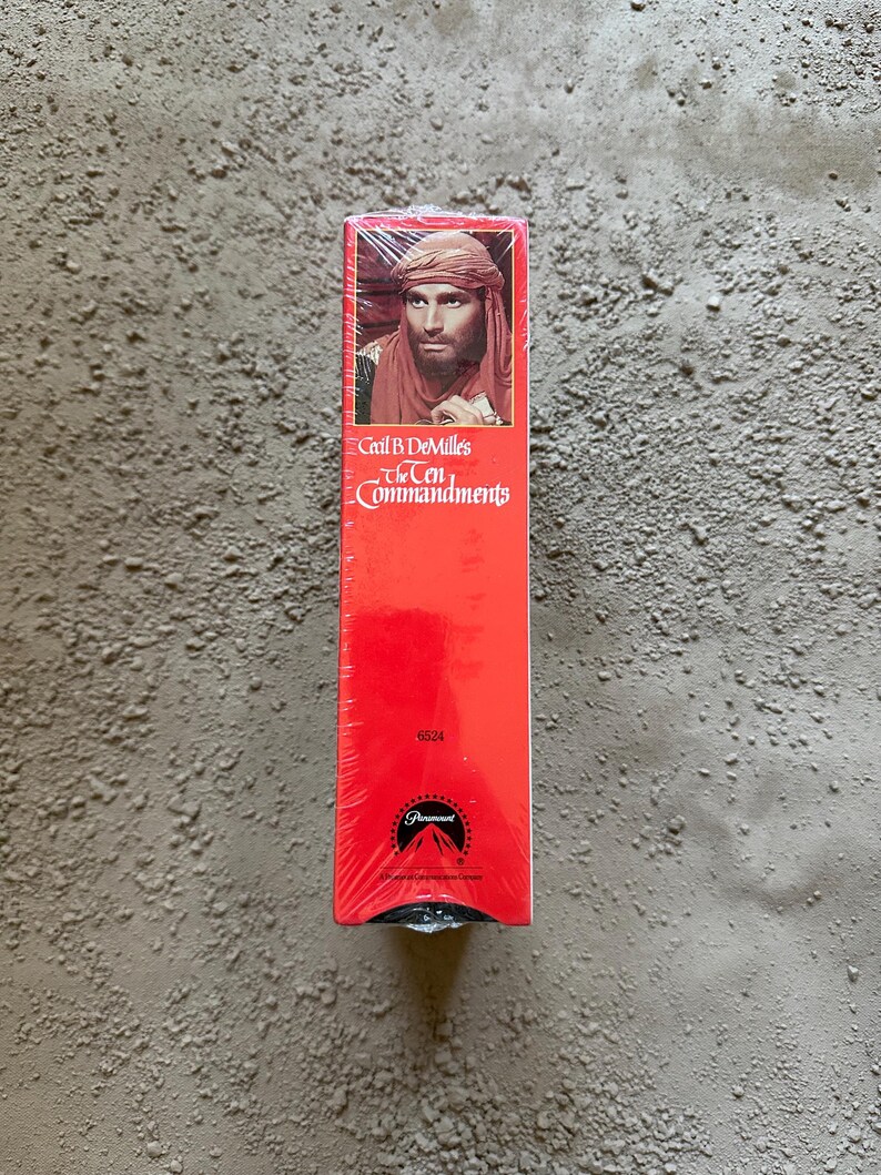 Brand New VHS- Origional Wrapping- the Ten Commandments - Cecil B ...