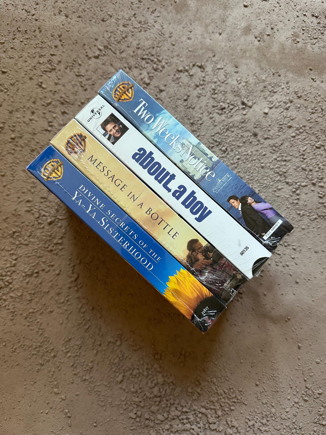 Brand New VHS- Origional Wrapping- Lot of 4- Message in a Bottle, Two ...