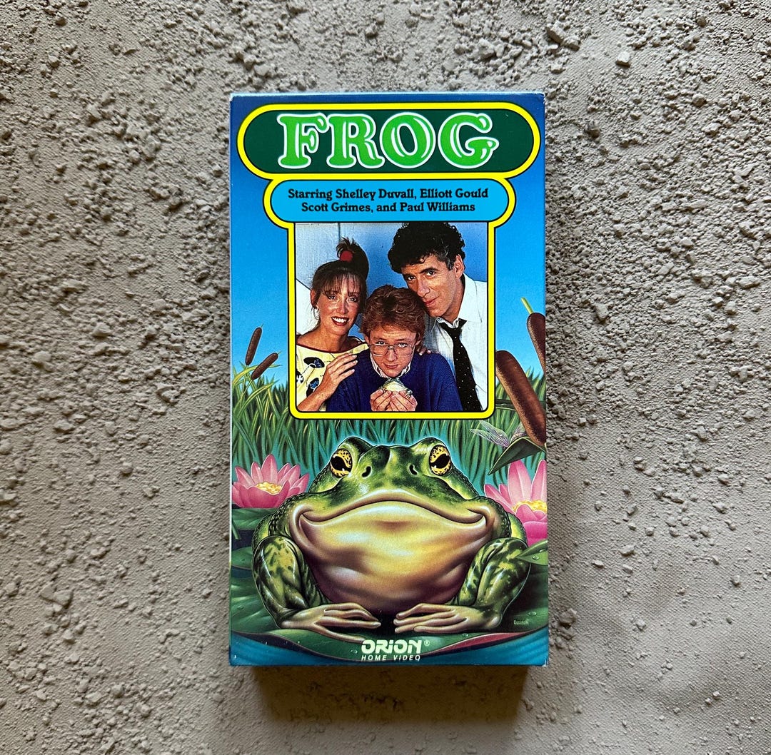 Frog VHS Videotape- 1987- Shelley Duvall, Elliot Gould- Like New! - Etsy