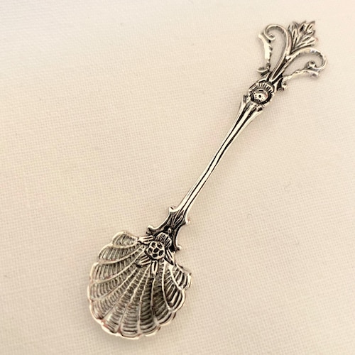 Vintage Sterling Silver Victorian Salt Spoon - Etsy