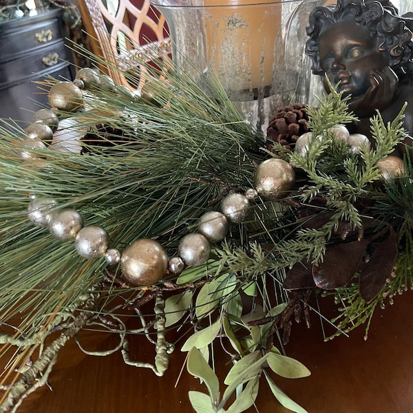 Large Ball Christmas Garland - Etsy