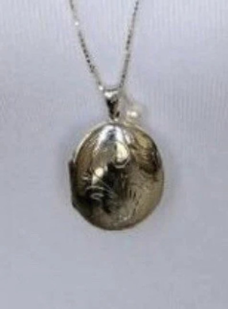 Wonderfully Large Sterling Silver Locket Large Sterling - Etsy