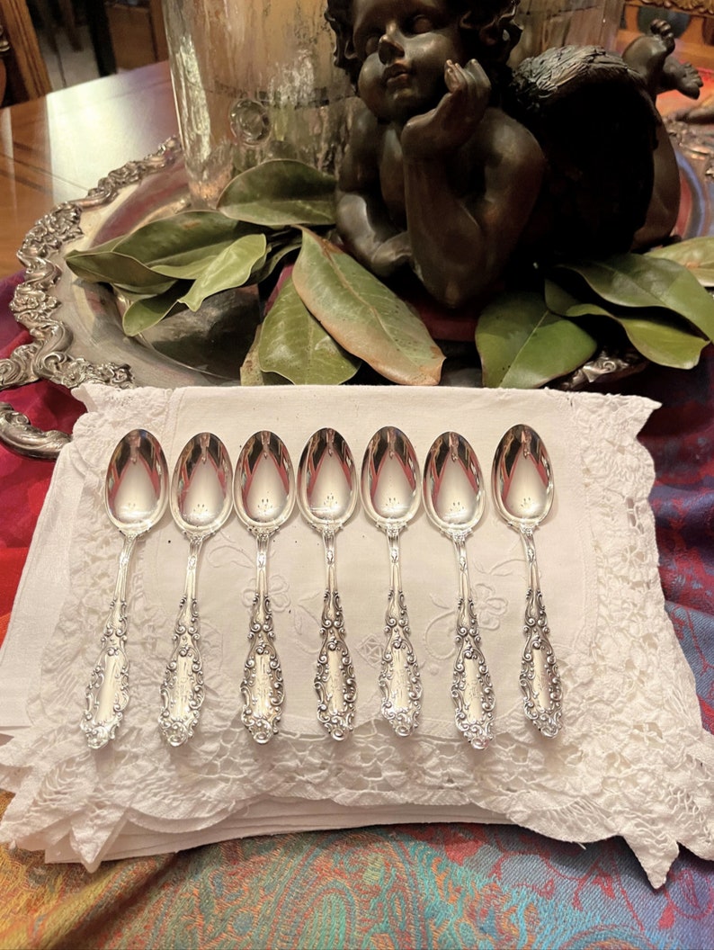 Elegant Gorman Luxembourg Silver Dinner Ware ~ Dinner Forks ~ Seafood ...