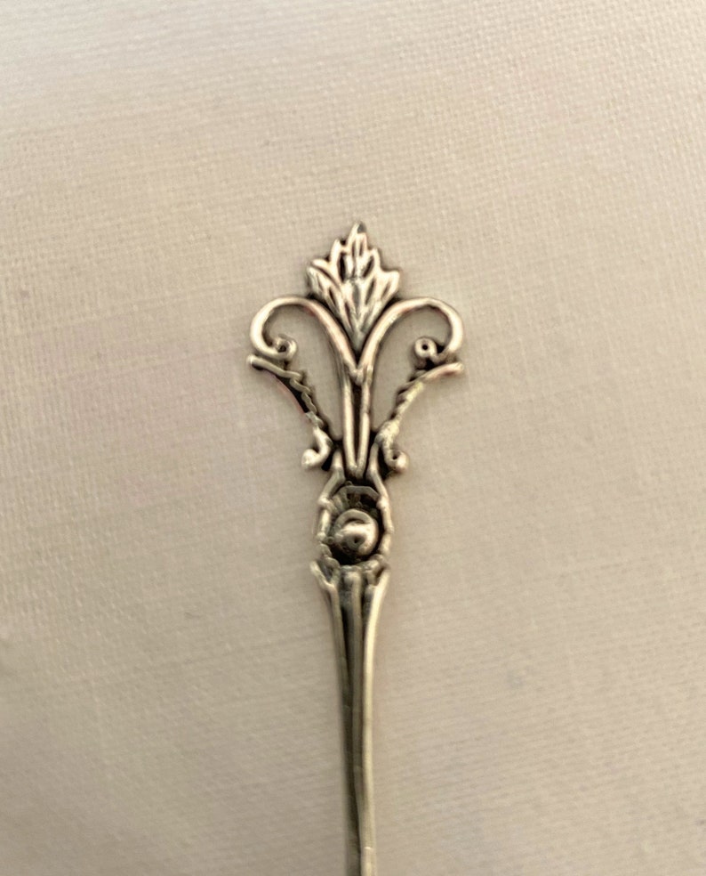 Reproduction Sterling Silver Salt Spoon - Etsy