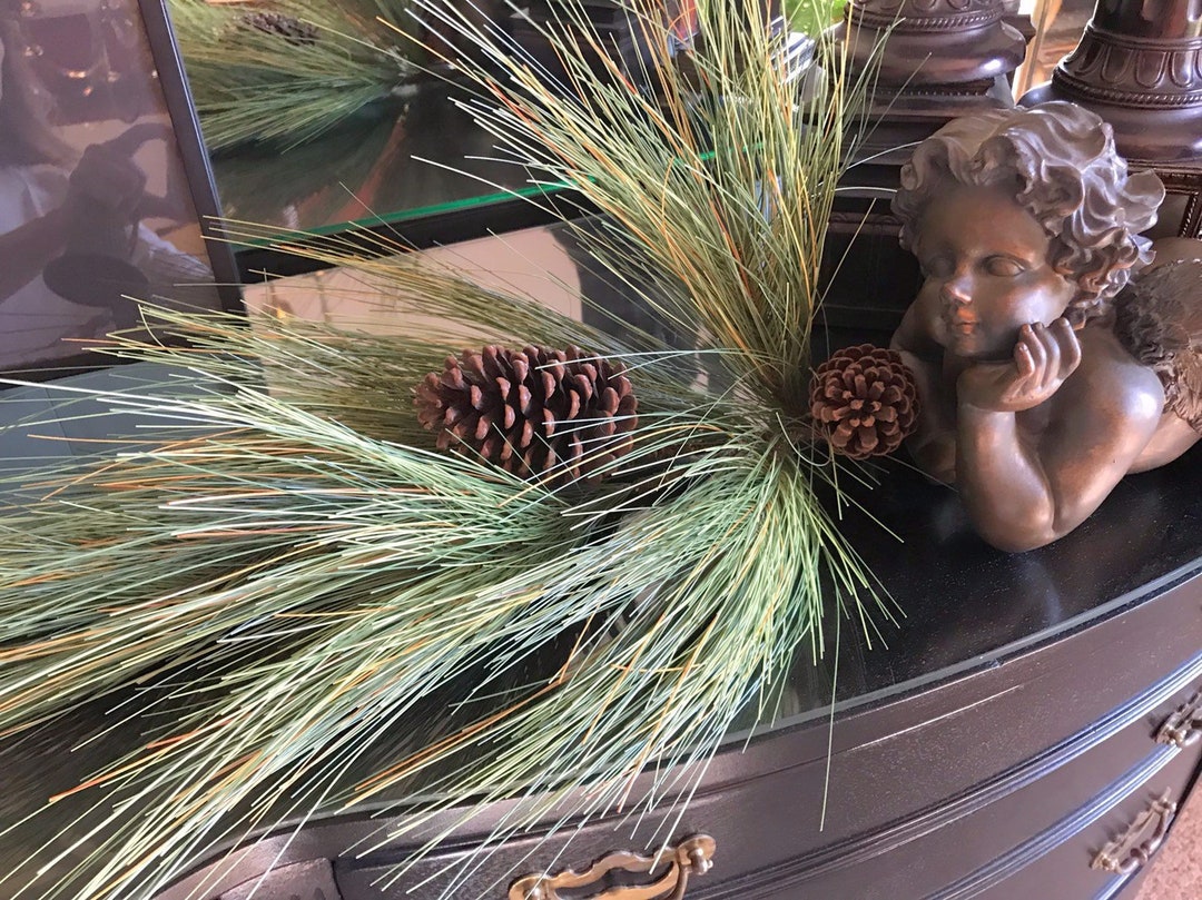 Long Needle Pine Spray With Pinecones ~ Three Sizes ~ Great Christmas ...