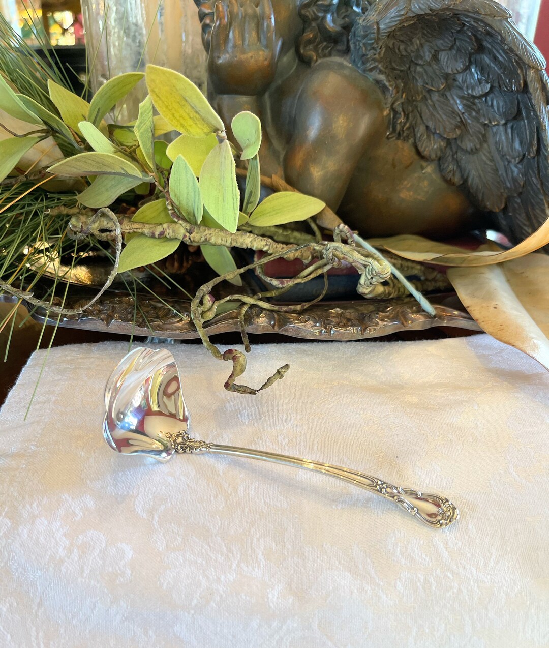 Gorham Chantilly Sterling Silver Cream Ladle~ Sterling Silver Ladle ...