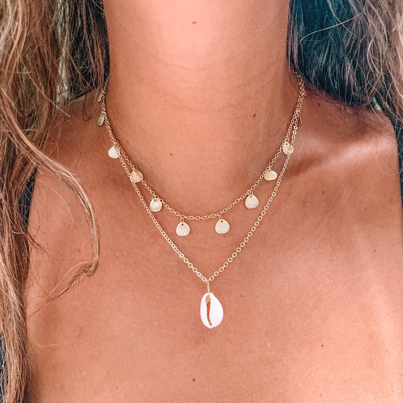 Cowrie Necklace - Etsy