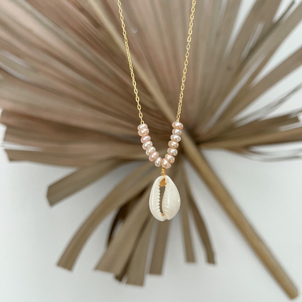 Cowrie Shell Pendant - Etsy